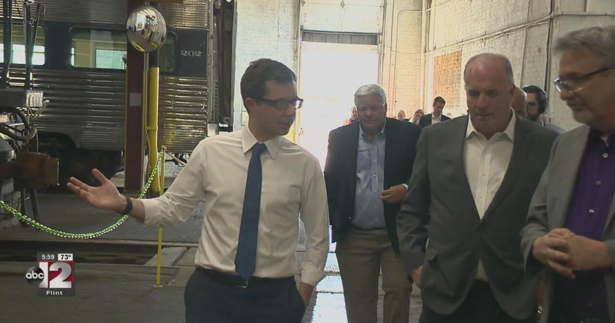 Transportation Secretary Buttigieg visits Saginaw rail company, talks ... Transportation Secretary Buttigieg visits Saginaw rail company, talks ...
