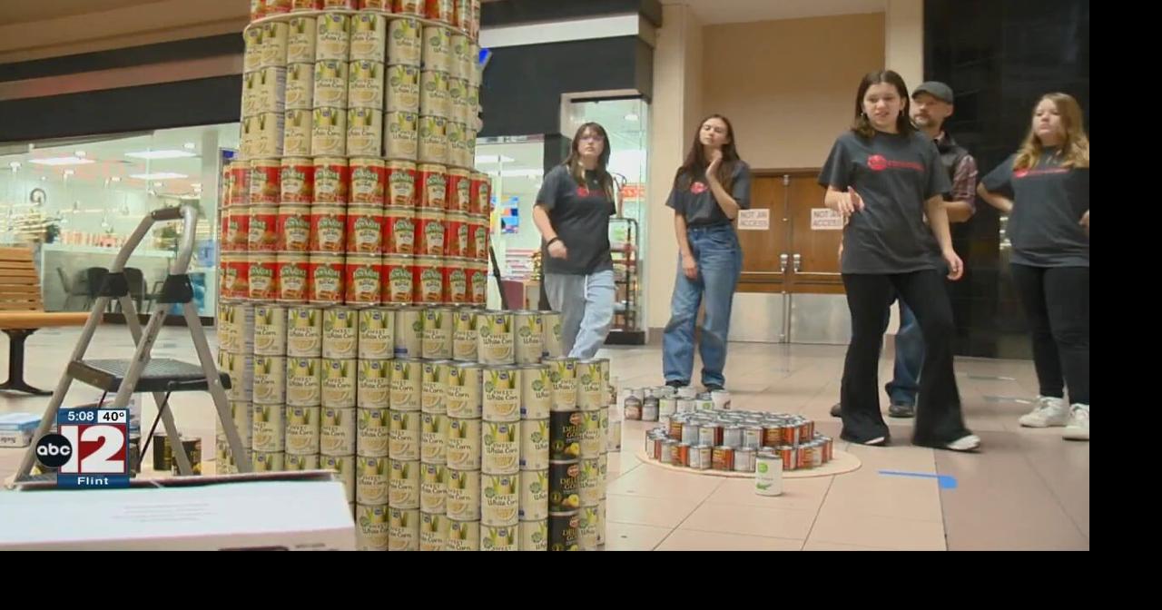 'Canstruction' event held Wednesday at the Midland Mall | Local | abc12.com