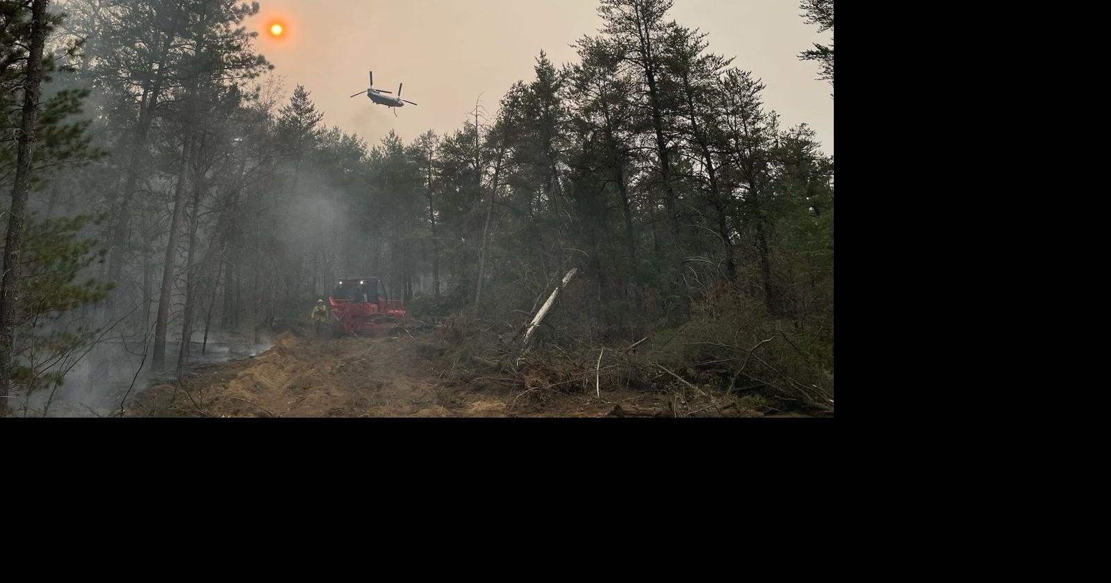 Grayling-area wildfire started from campfire, now 85% contained | State ...