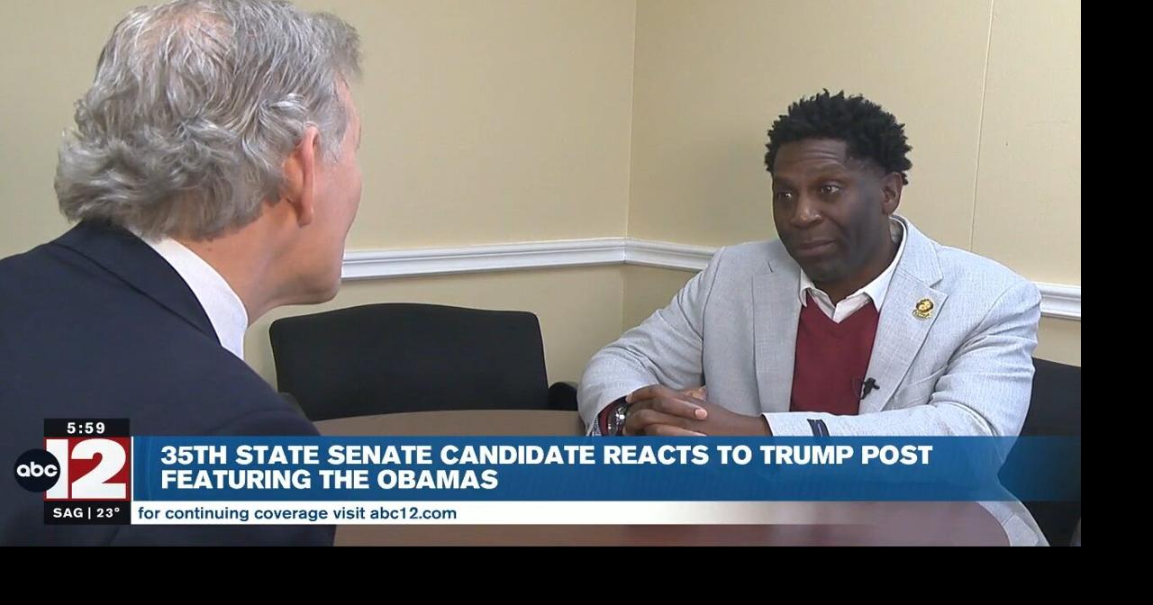 35th State Senate candidate Greene reacts to Trump's Obama post, Tunney ...