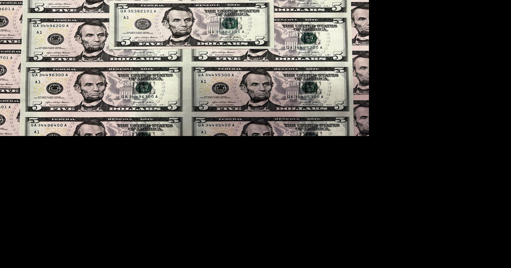 Yellen sees her signature printed on U.S. bills for the first time ...