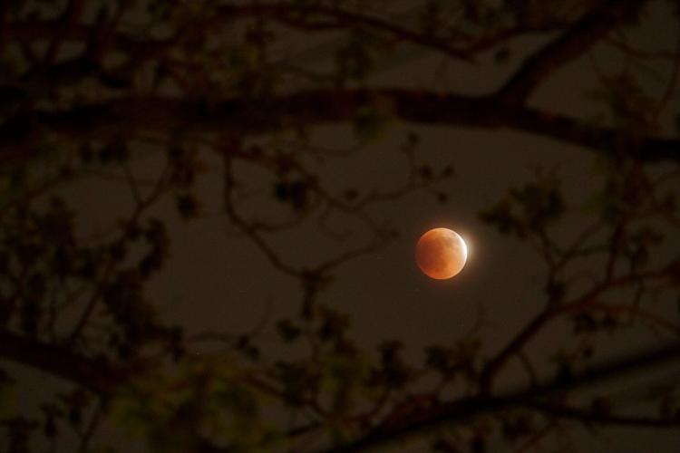 real partial lunar eclipse