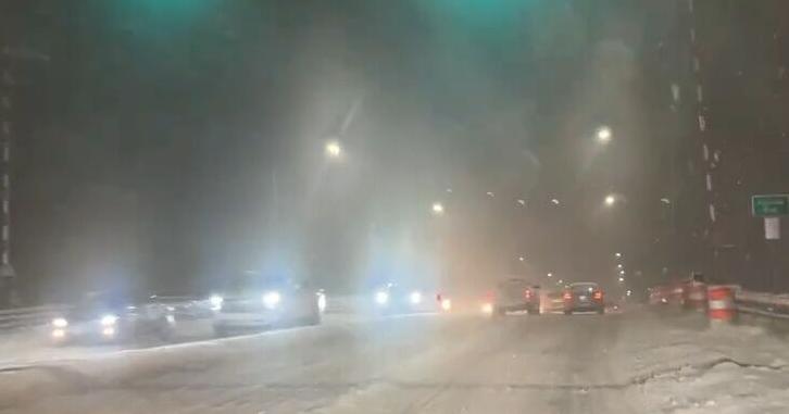 Early morning road conditions: snow covered and slow moving | News ...