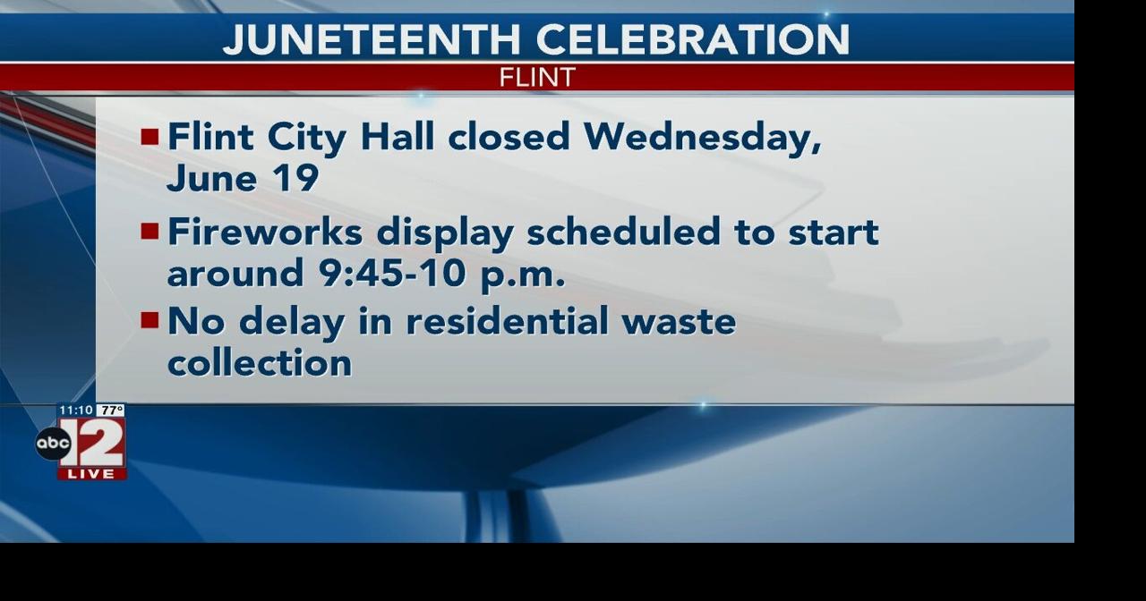 Flint planning Juneteenth celebration on Wednesday | Juneteenth | abc12.com