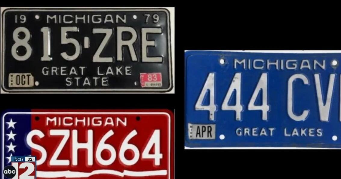 Michigan license plates from 1970s, 1980s and early 2000s may return ...