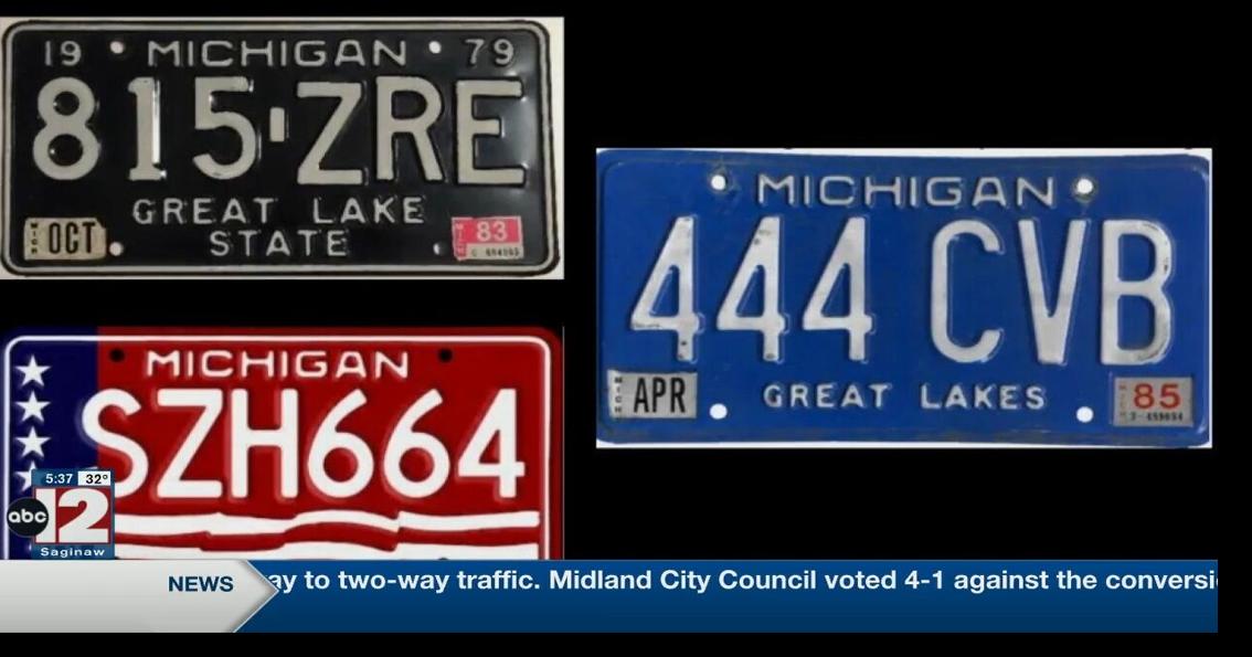 Michigan license plates from 1970s, 1980s and early 2000s may return ...