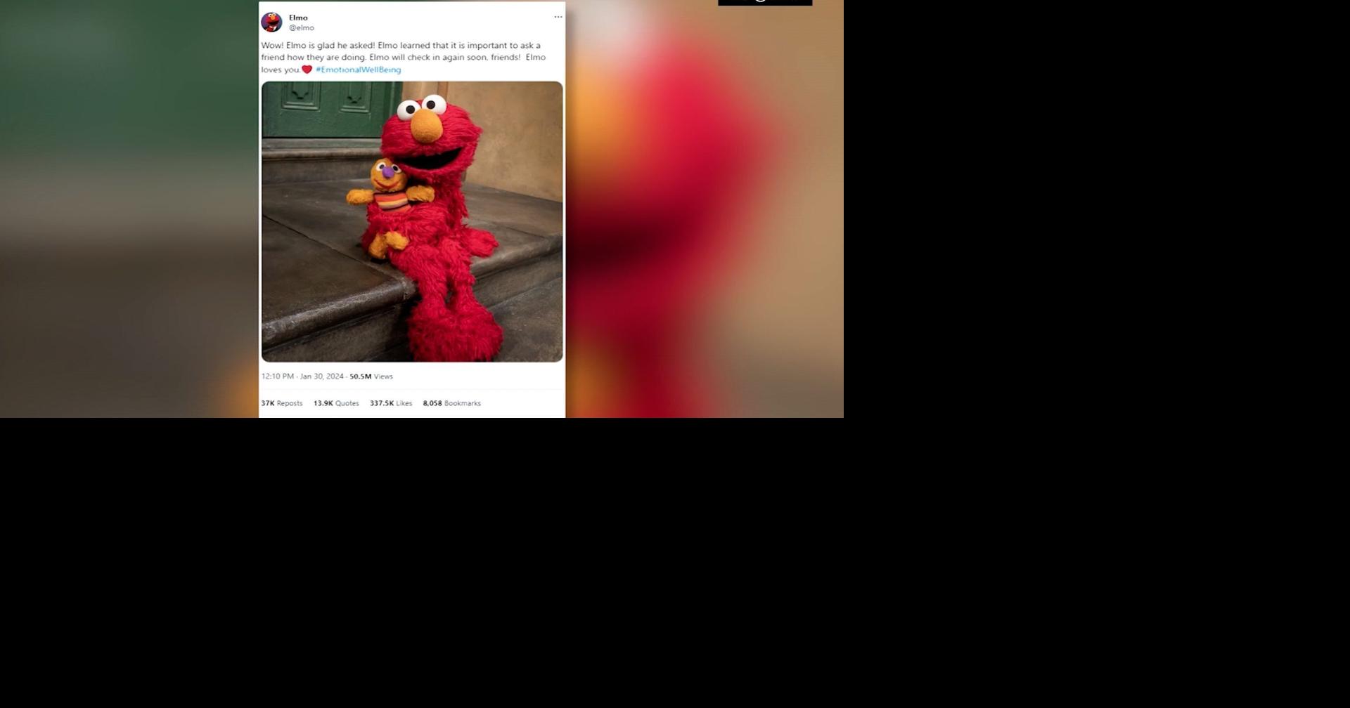 Elmo asked people online how they were doing and got an earful ...