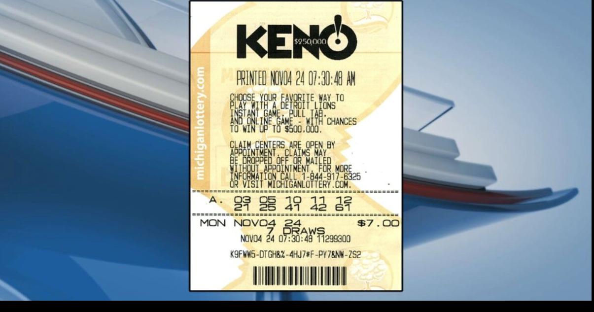82-year-old from Bay City wins $250,000 Keno prize | Lottery | abc12.com