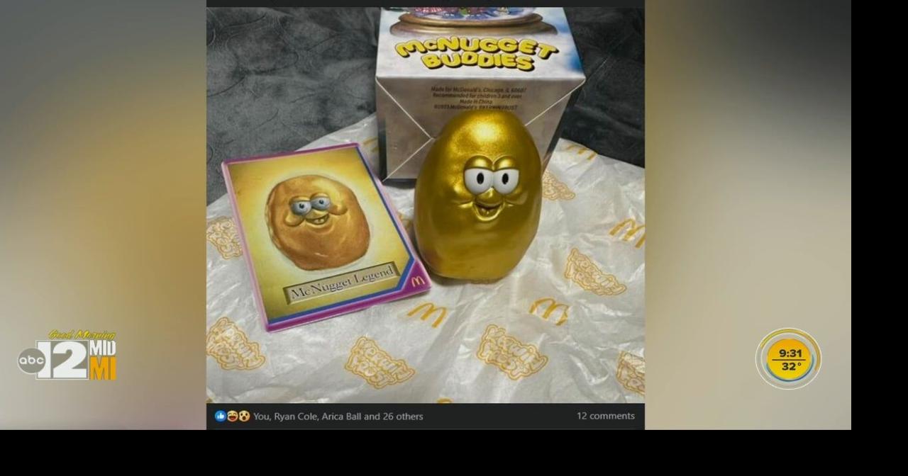 ABC12 producer gets rare golden McNugget Buddy from McDonald's | Good ...