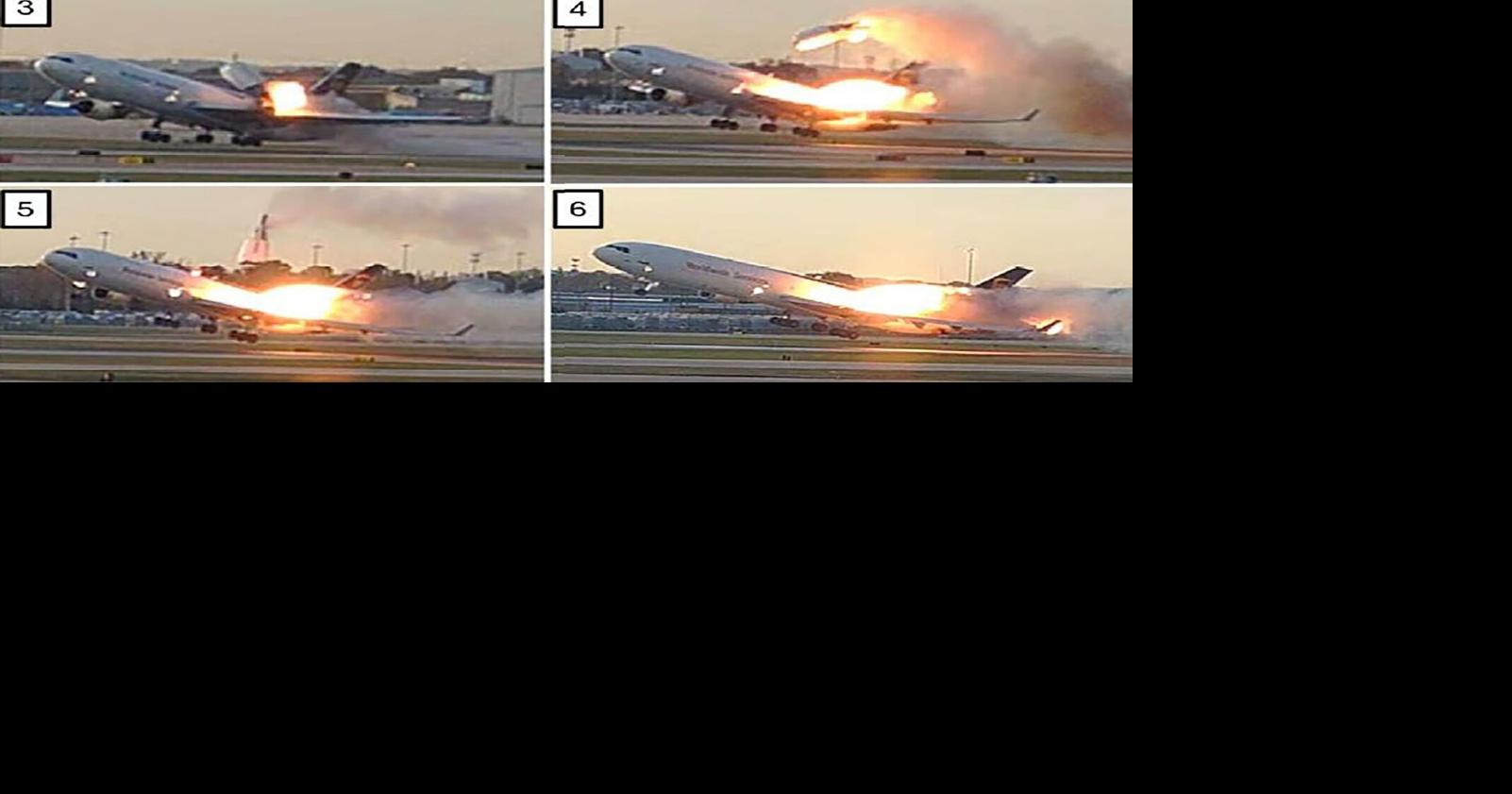 NTSB releases images of engine separating during UPS crash in ...