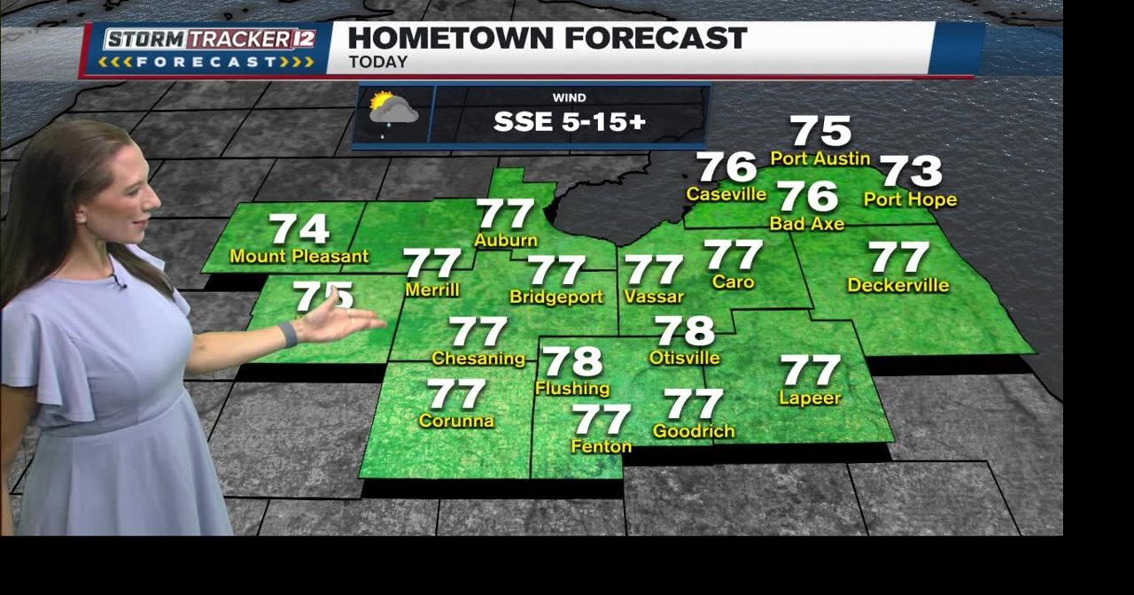 A chance of rain today | Forecast | abc12.com
