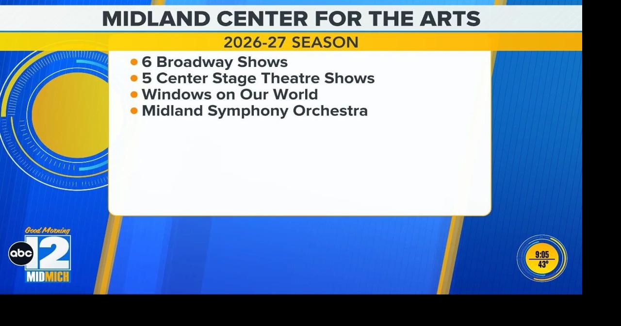 Midland Center for the Arts unveils new season | Video | abc12.com