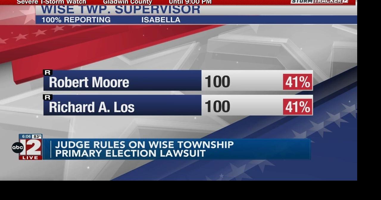 Isabella Co. judge makes ruling on Wise Township supervisor race | News ...