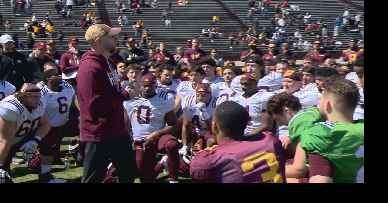 Fired-up Chips! CMU football players rave about new head coach Drinkall ...