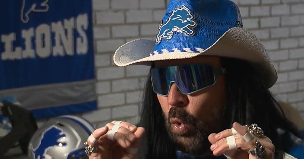 Meet Lions' Superfan 'Macho Mane' who is a Flint area resident | News ...