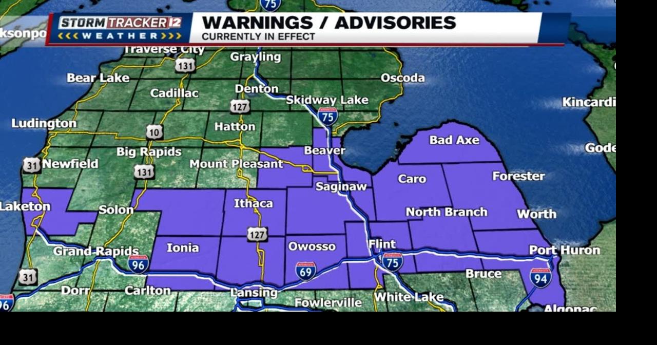 Rain south and snow north in Mid-Michigan on Tuesday afternoon ...