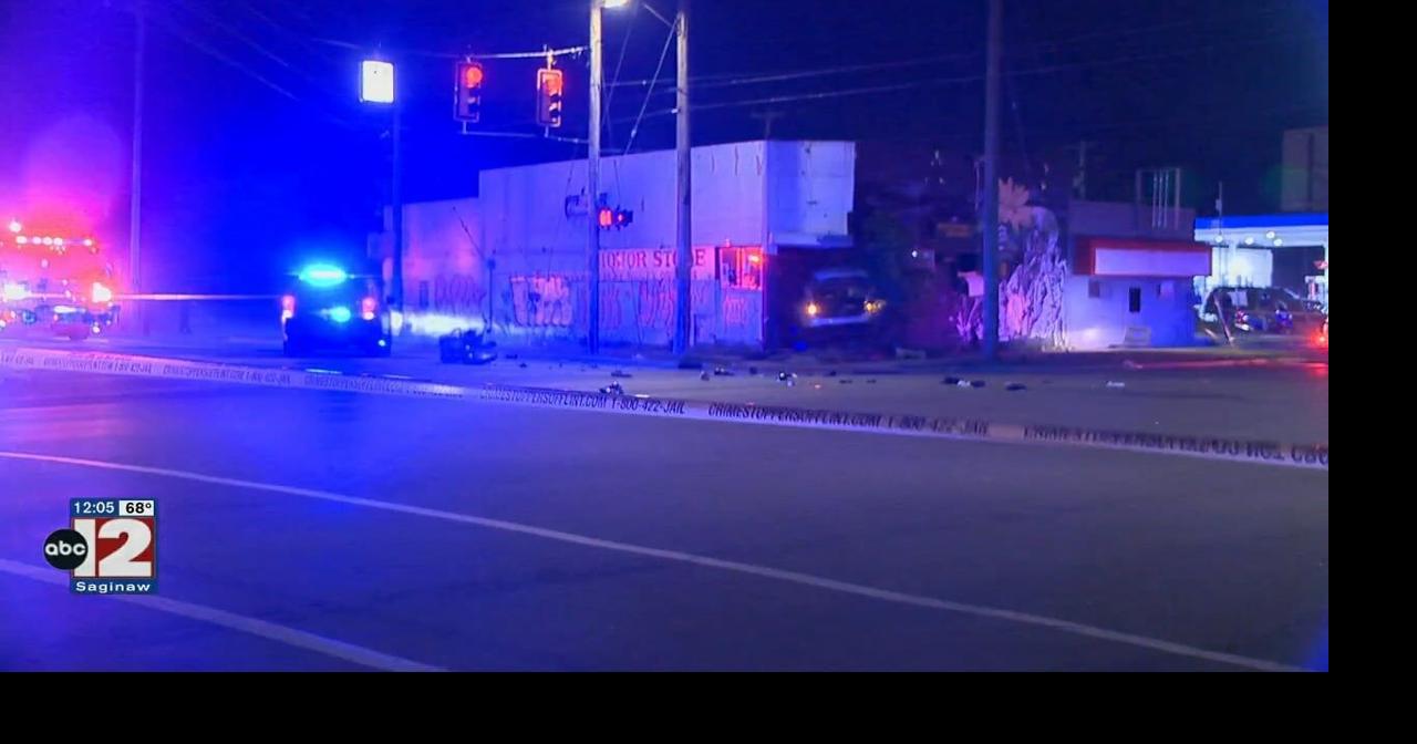 Motorcyclist killed in crash with SUV, which drove into building ...