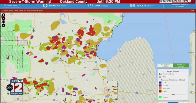 Thousands without power as severe thunderstorms roll through Mid ...