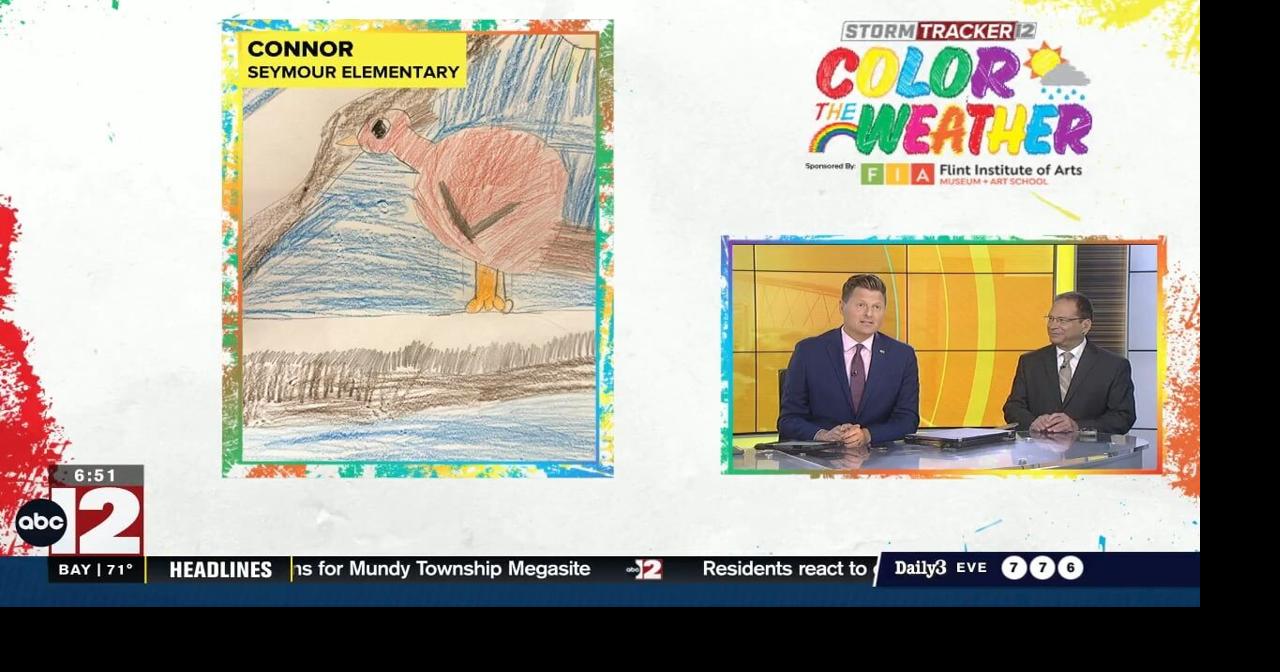 Color the Weather for July 17, 2025: Connor | Color The Weather | abc12.com