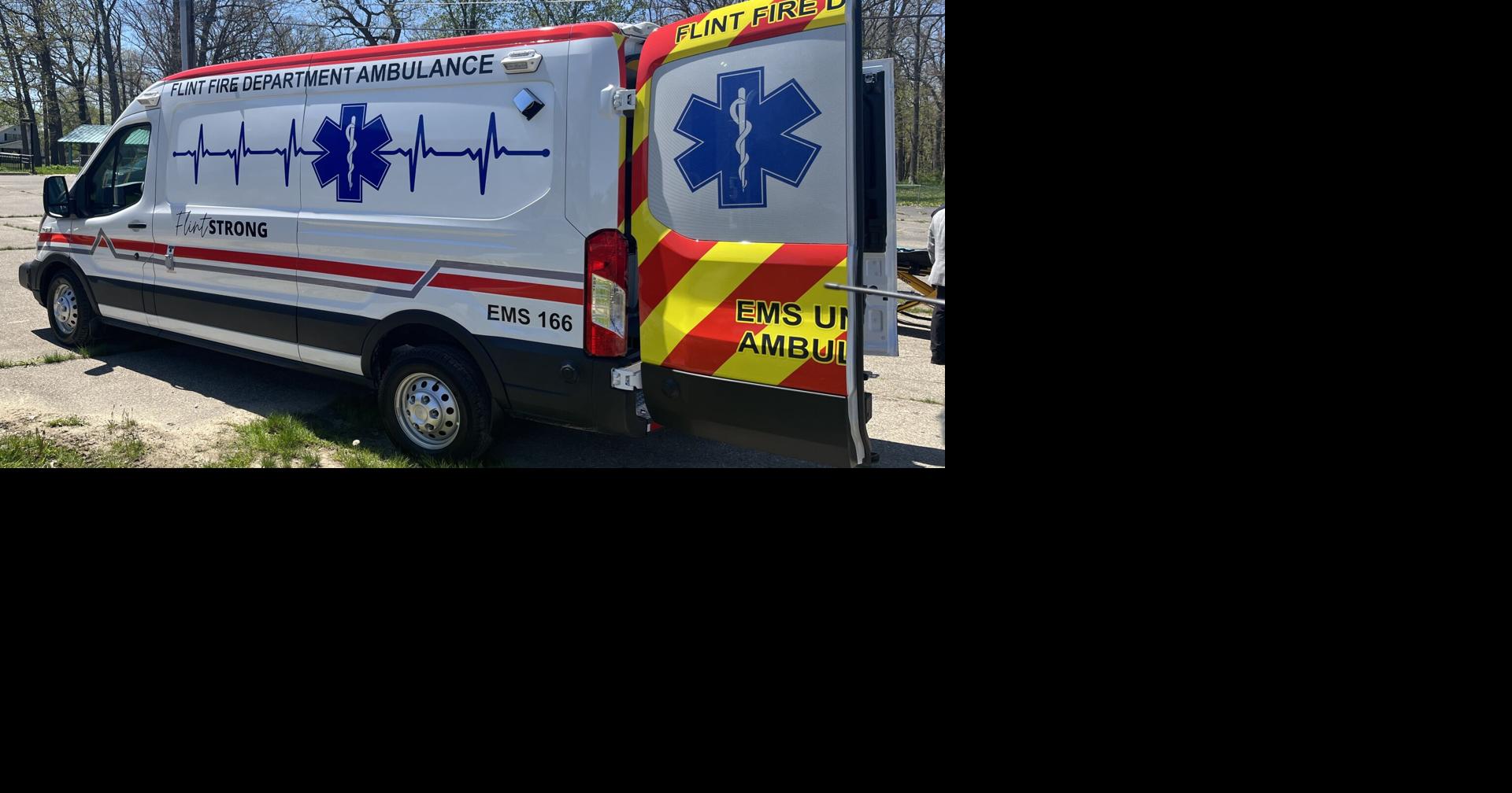 Flint Fire Department shows off new transport ambulance | Local | abc12.com