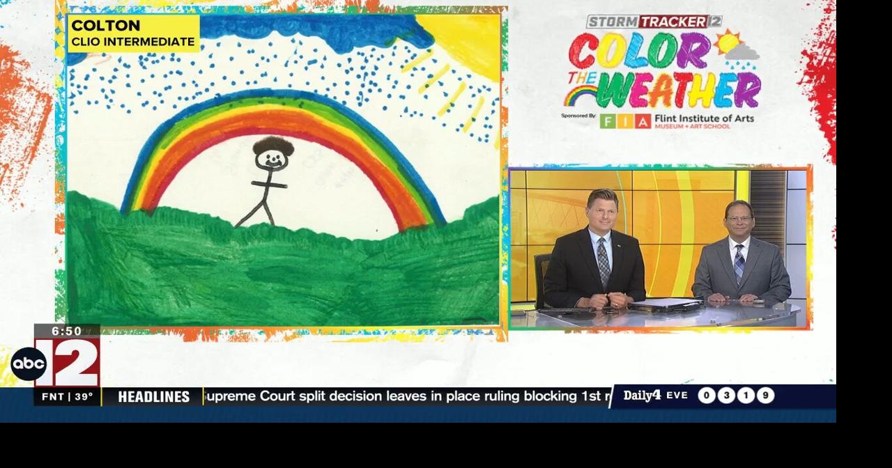 Color the Weather for May 23, 2025: Colton | Color The Weather | abc12.com