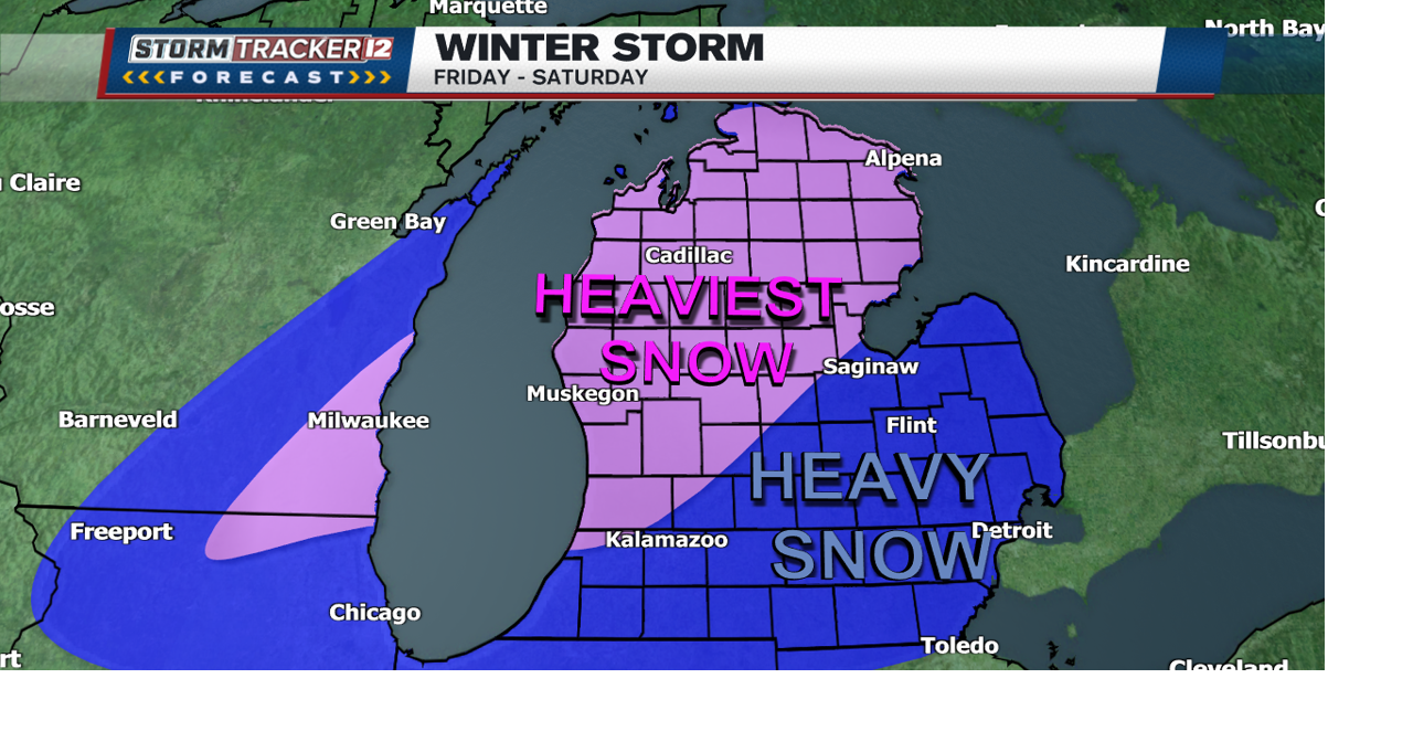 Winter Storm Watch issued for possible heavy snowfall in Michigan ...