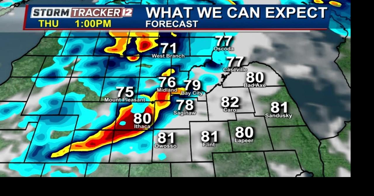 Storm Tracker 12 Alert Day: Severe weather possible Thursday | Weather ...