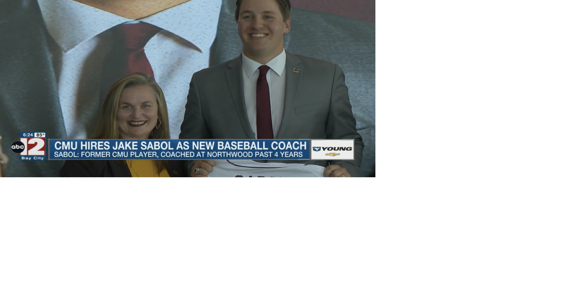 CMU introduces former Chippewa player Jake Sabol as new head baseball ...