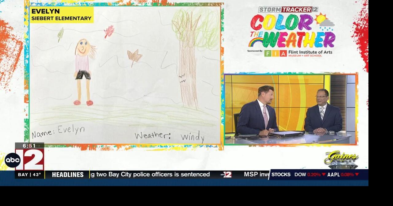 Color the Weather for Oct. 8, 2025: Evelyn | Color The Weather | abc12.com