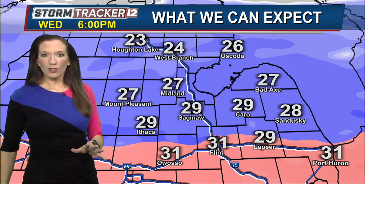 Snow, sleet, and freezing rain move in today | Forecast | abc12.com