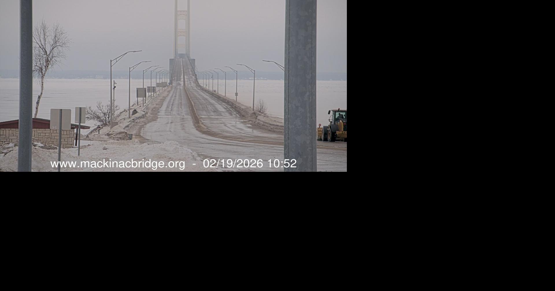 Mackinac Bridge closed due to hazardous ice conditions | News | abc12.com