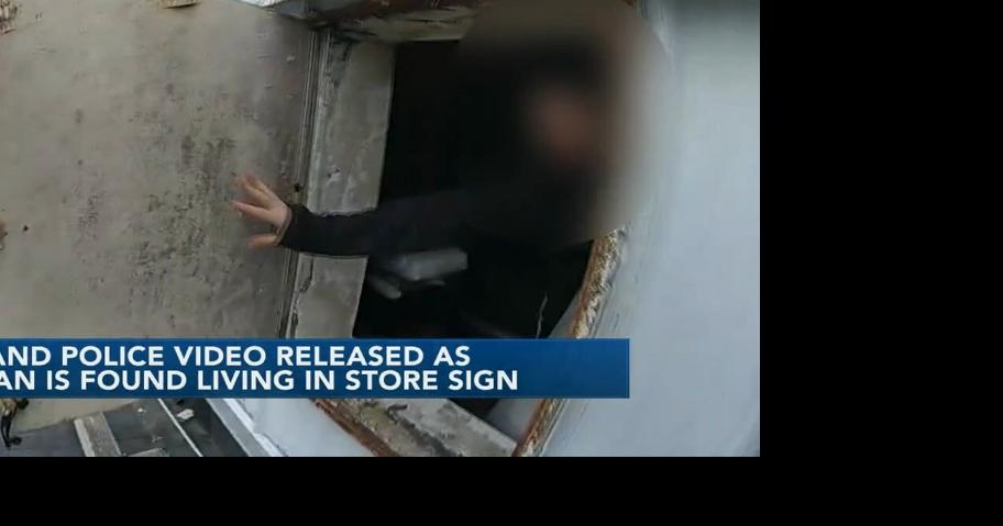 Midland police body cameras show woman living in Family Fare sign ...