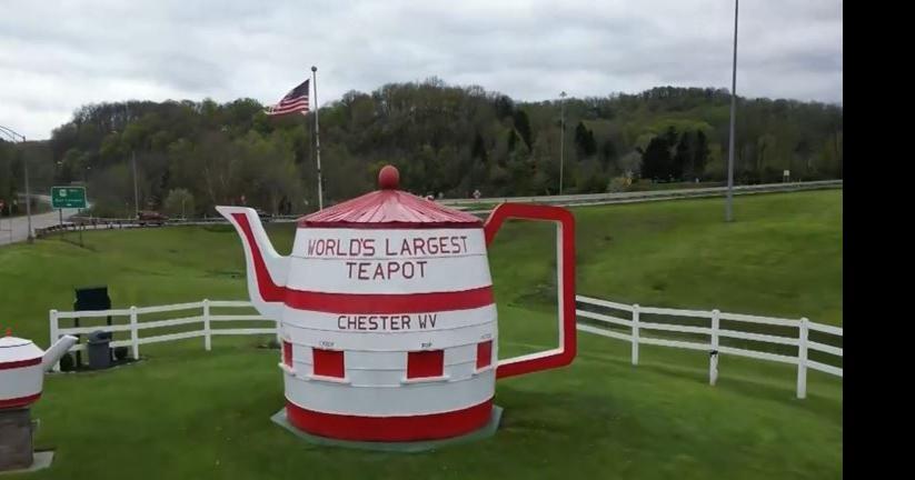 West Virginia city boasts the world's largest teapot | National | abc12.com