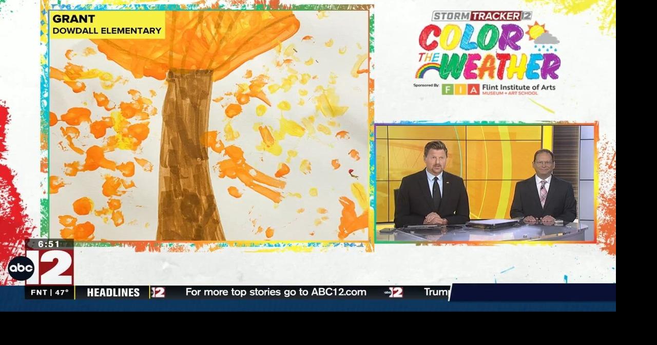 Color the Weather for Oct. 13, 2025: Grant | Color The Weather | abc12.com