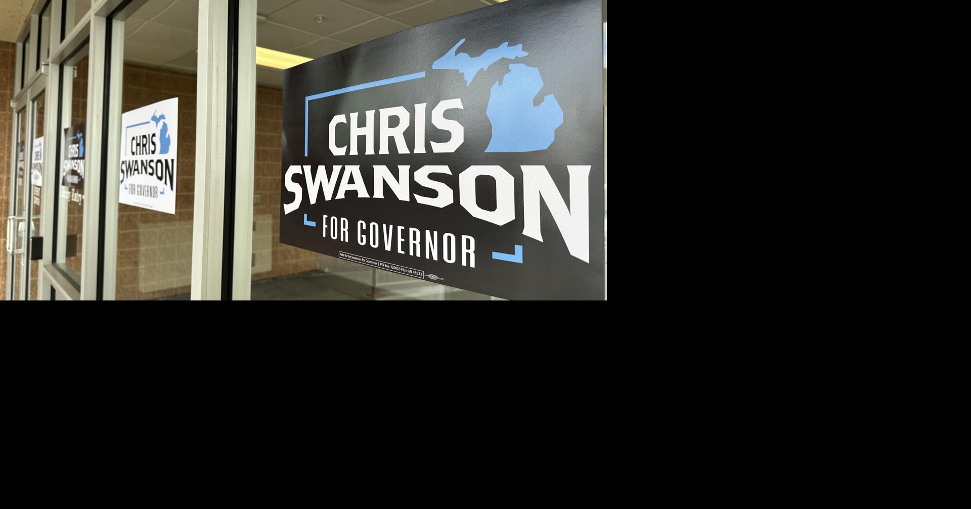 Genesee County Sheriff Chris Swanson announcing run for governor ...