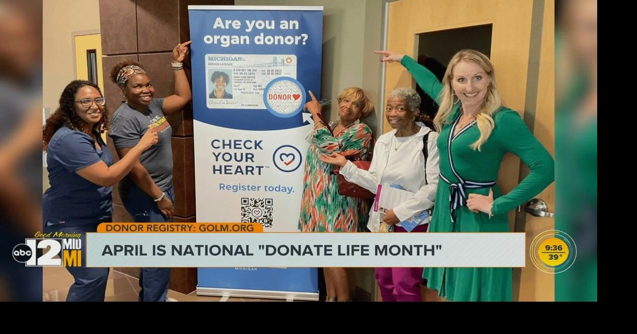 April is National Donate Life Month | Community | abc12.com