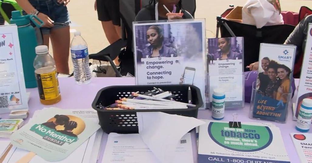 No Menthol Sunday promotes tobacco-free living in Flint | Local | abc12.com