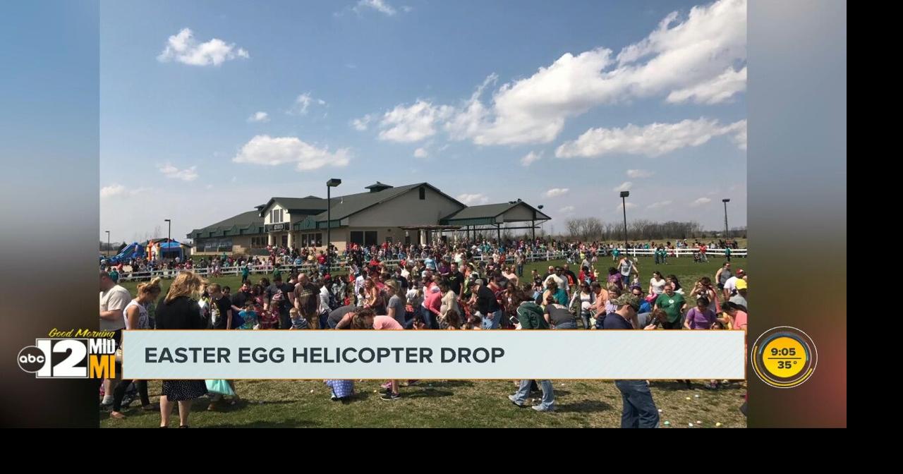 Easter egg helicopter drop at Life Church in Saginaw | Video | abc12.com