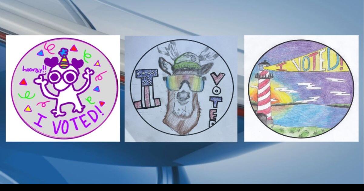 9 winners selected in Michigan's 'I Voted' sticker design contest ...