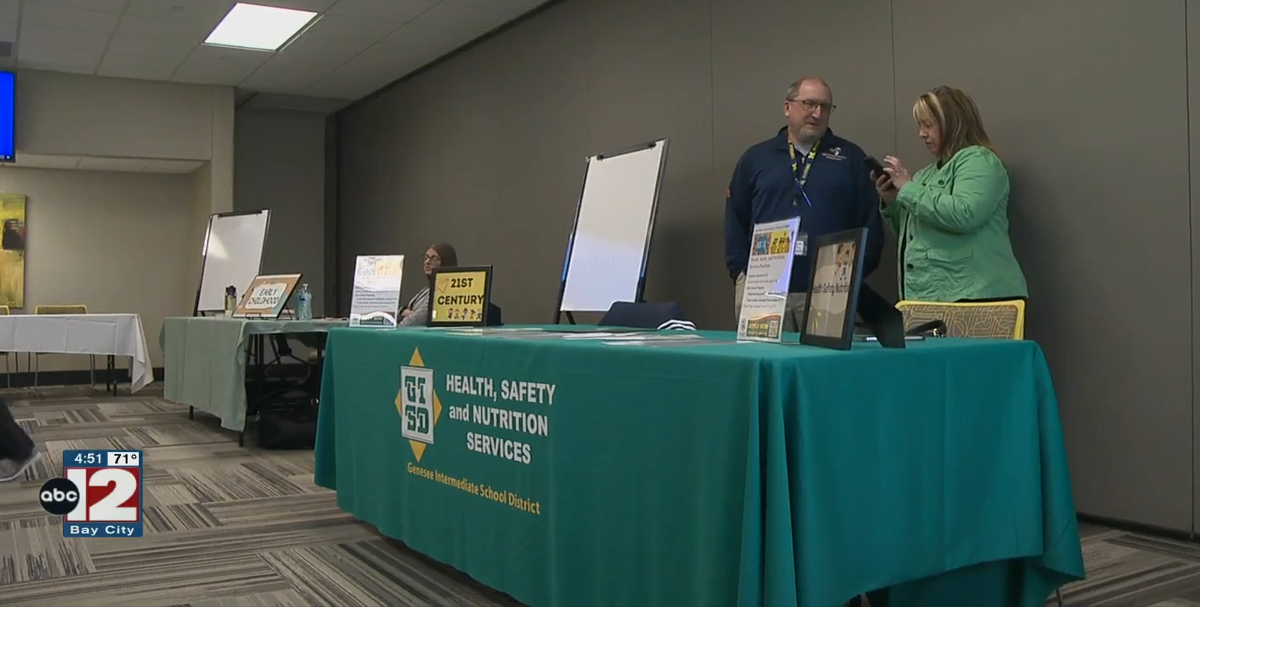 Genesee Intermediate School District hosting a job fair until 7 p.m ...