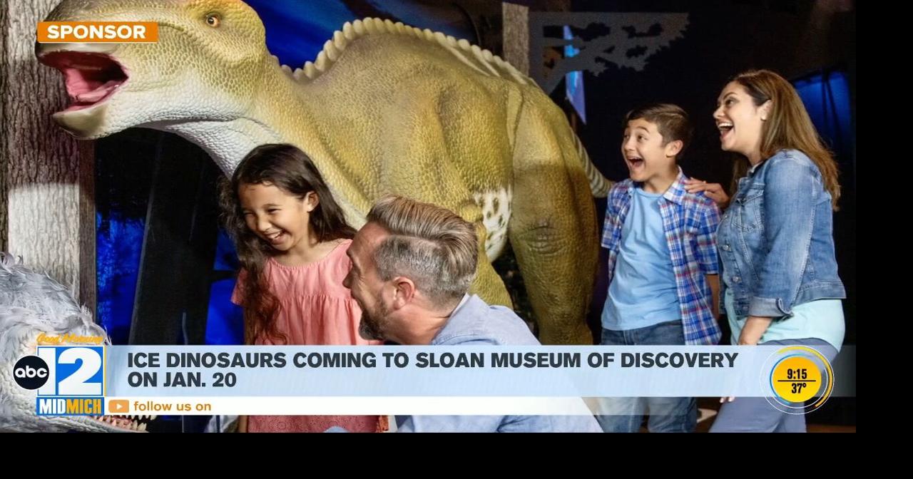 Two new dinosaur exhibits at Sloan Museum and Longway Planetarium ...