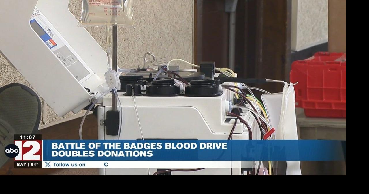 Battle of the Badges Blood Drive held in Bay City | Video | abc12.com