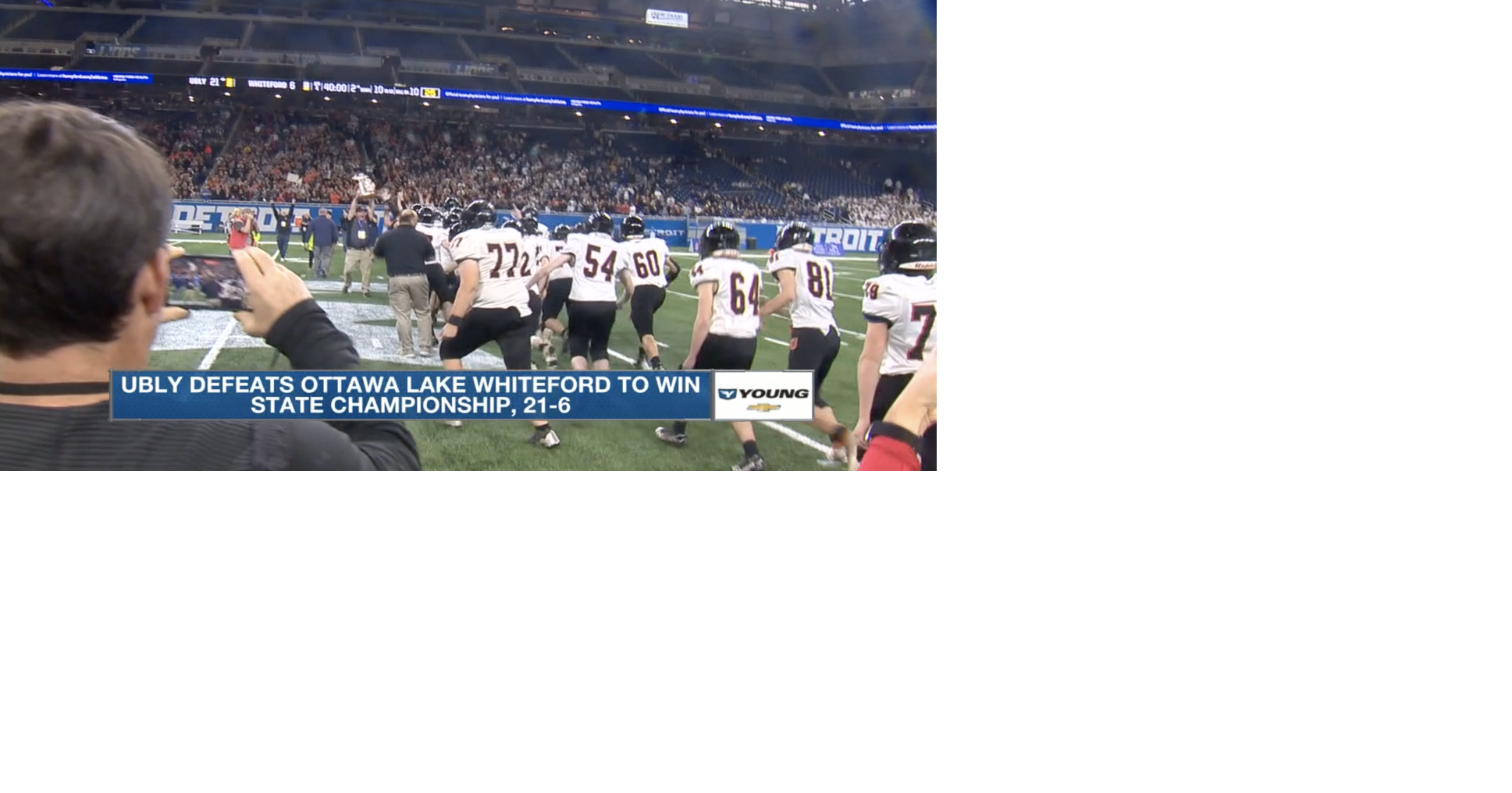 Ubly defeats Ottawa Lake Whiteford to win D8 state title | Sports | abc12.com