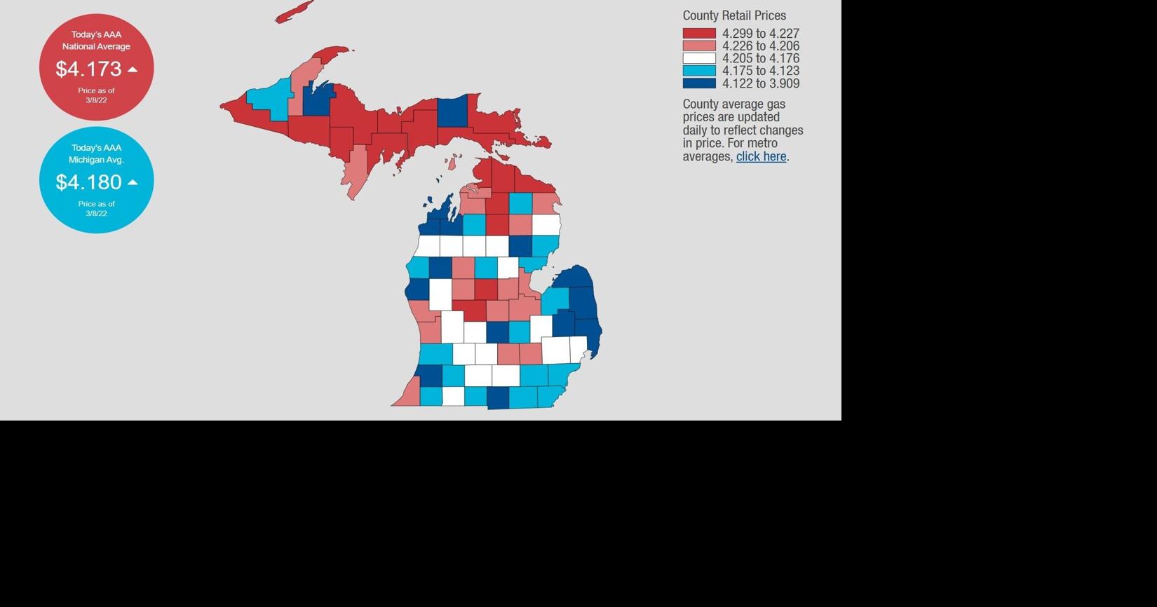 Michigan gasoline prices increase another 21 cents Monday | State ...