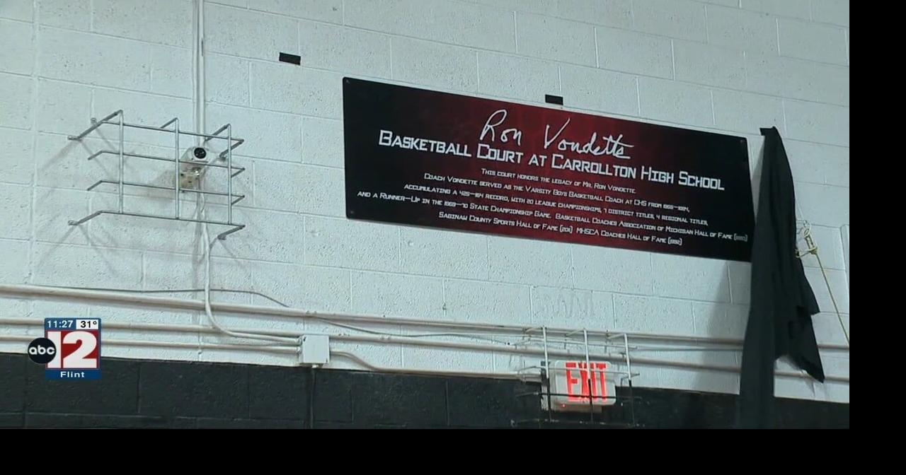 Carrollton High School dedicates basketball court to former head coach ...