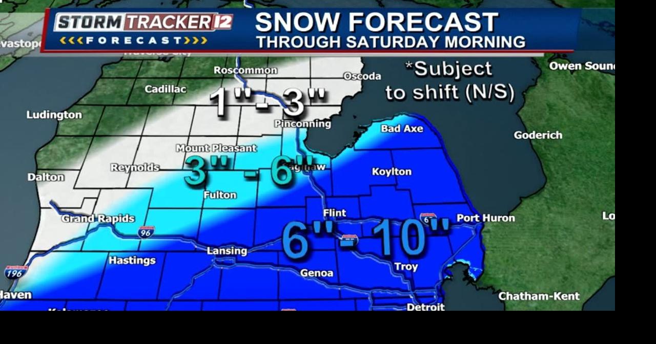 Today is an ALERT DAY for heavy snow | Weather | abc12.com