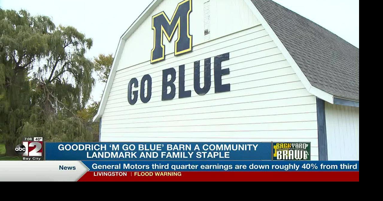 ‘M Go Blue’ Barn - A landmark you can’t miss in Goodrich | Sports ...