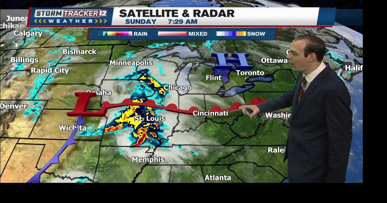 Increasing clouds with thunderstorms arriving by this evening | Weather ...