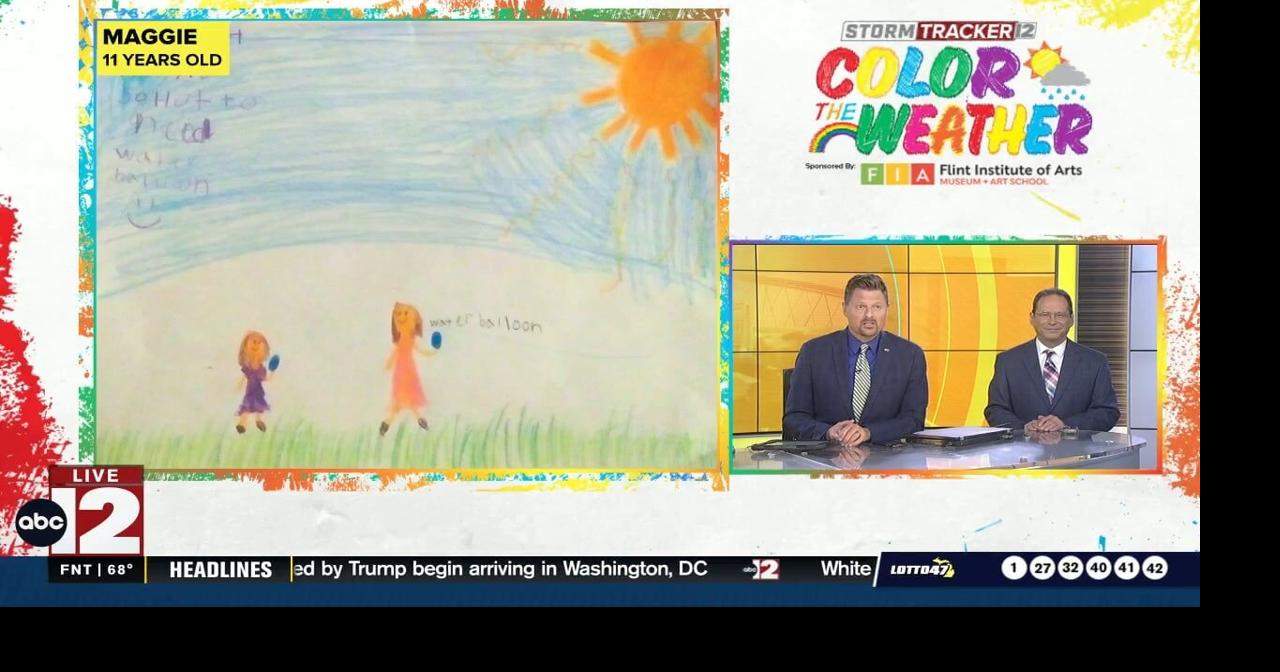 Color the Weather for Aug. 13, 2025: Maggie | Color The Weather | abc12.com