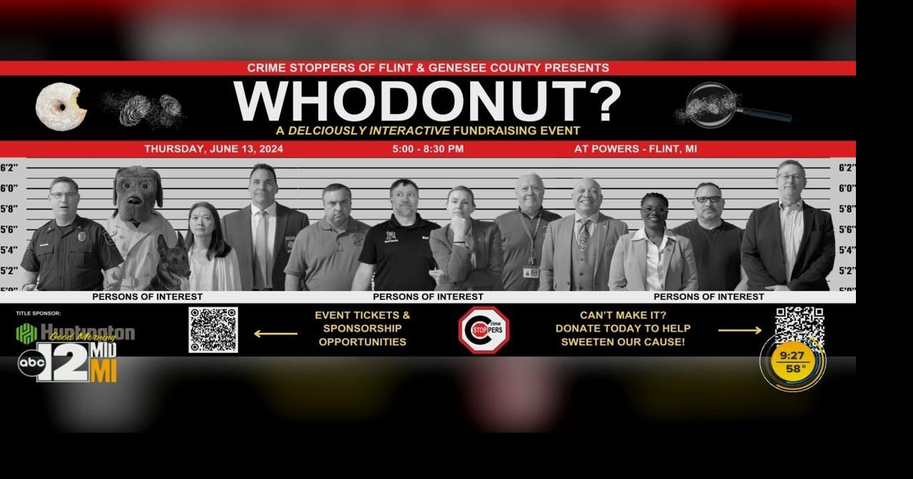 Help solve "Who Donut," and raise money for Crime Stoppers of Genesee ...